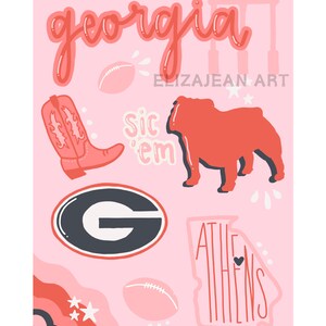 UGA Digital Art Print - Etsy