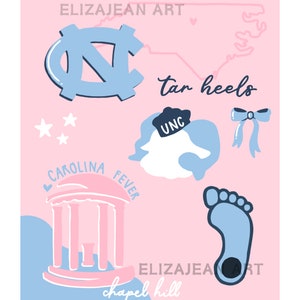 UNC Digital Art Print - Etsy