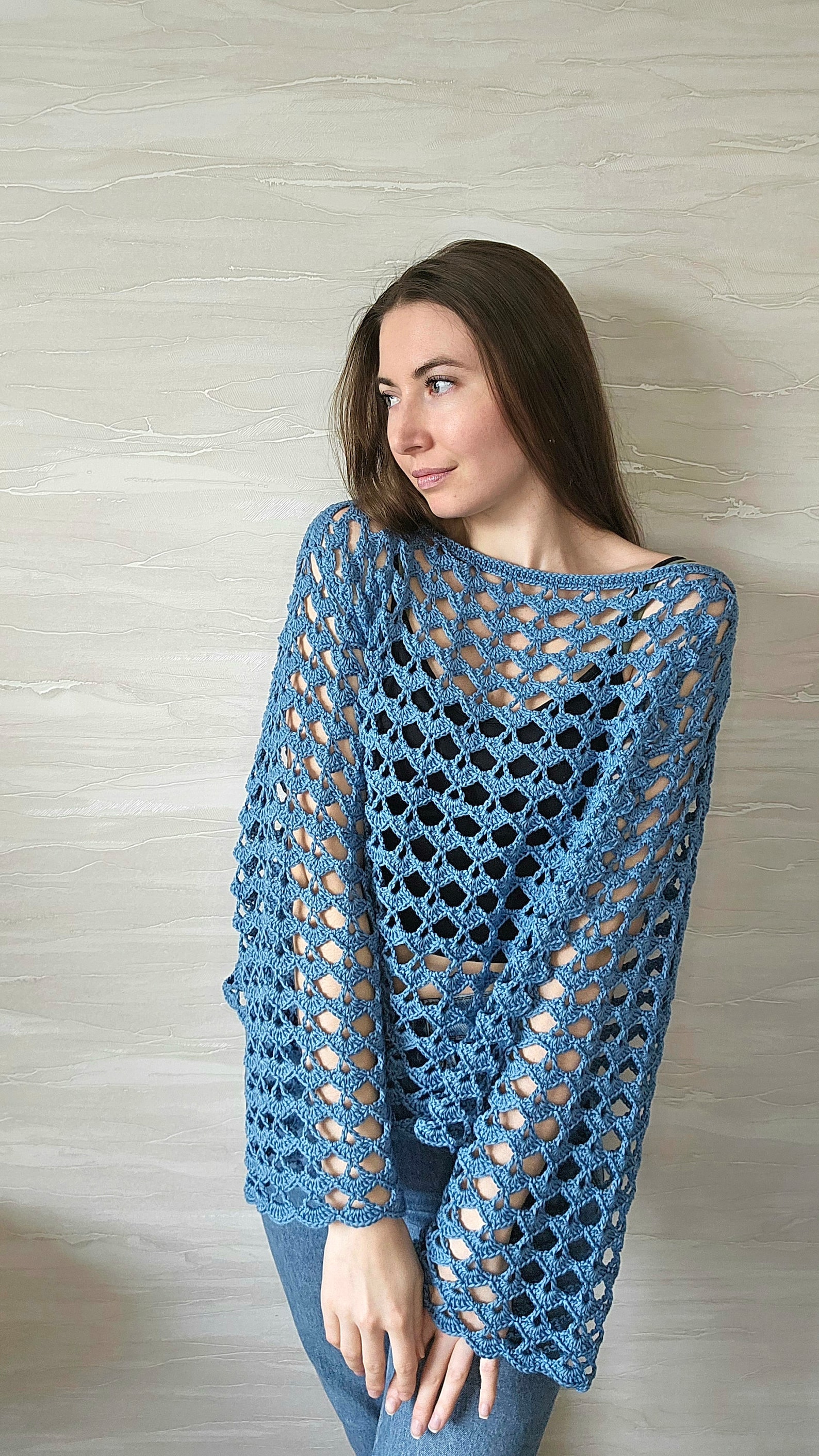 Crochet Woman Top Pattern XS-XXL Sizes, Crochet Summer Top, Crochet Top ...