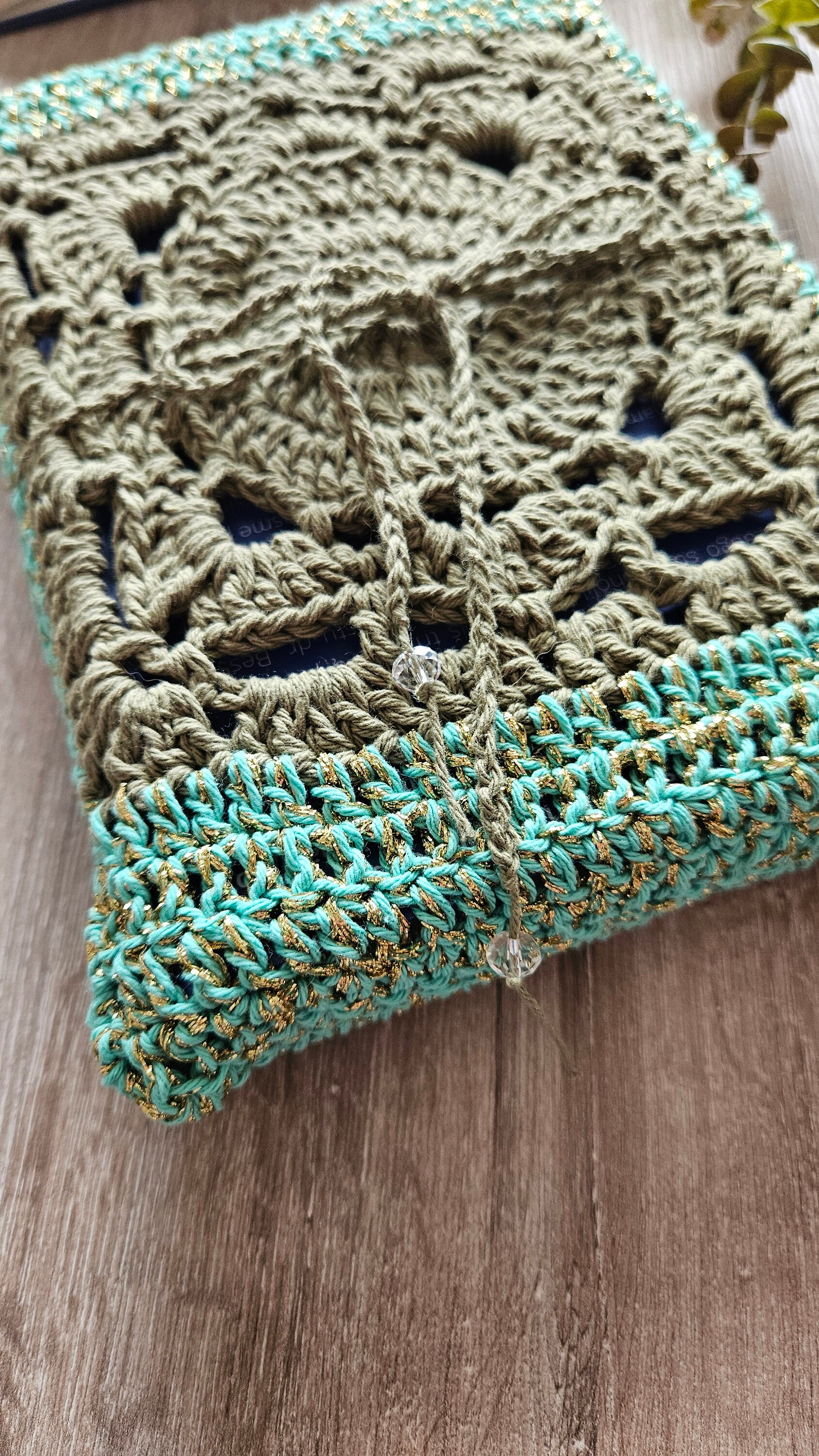 Crochet Bookmark Case, Crochet Book Sleeve, Handmade Crochet Book Cover ...