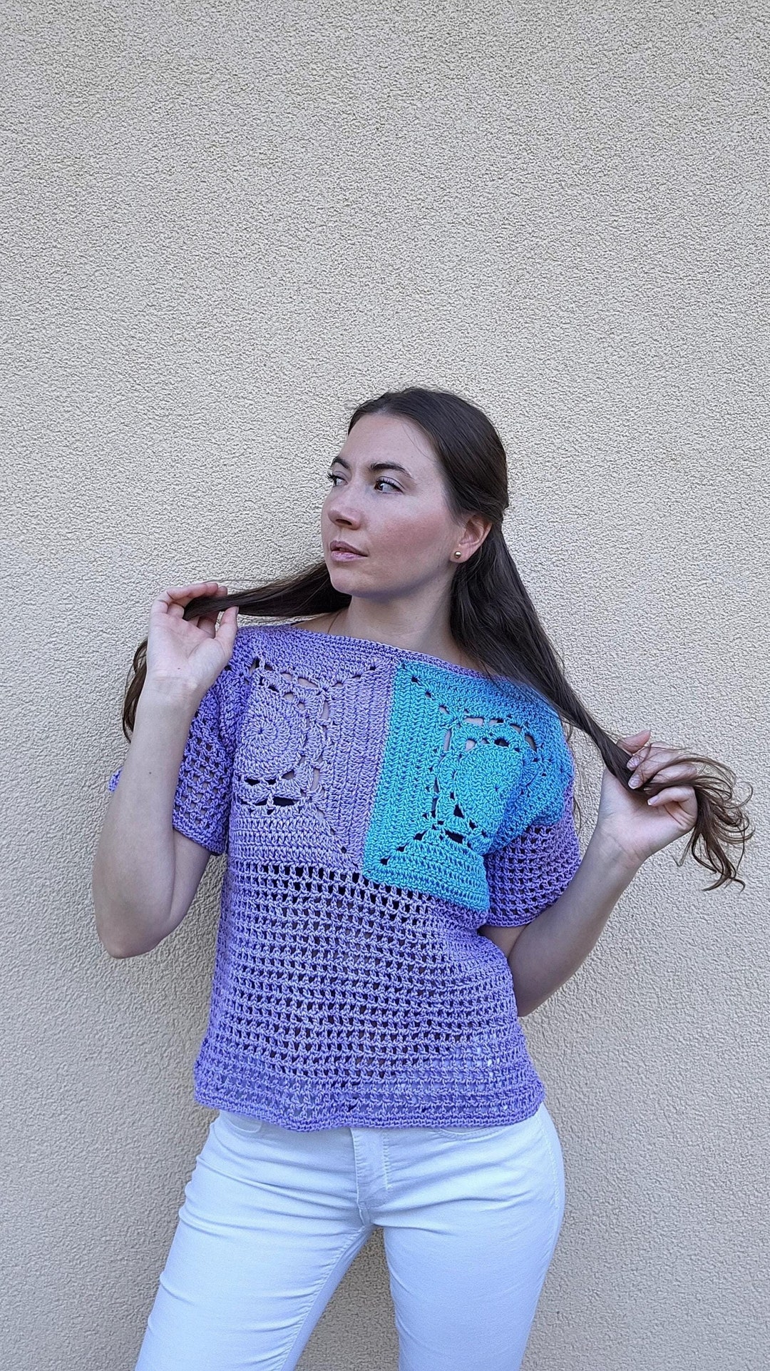 Crochet Blouse, Crochet Top, Crochet Lace Top, Crochet Crop Top ...
