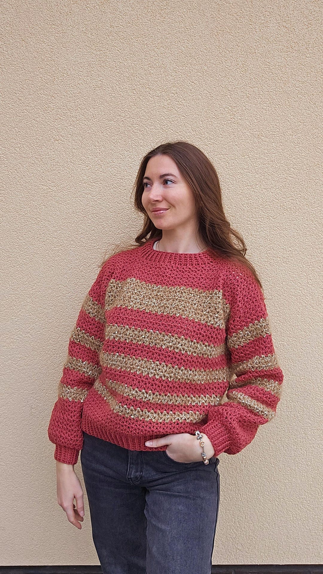 Crochet Sweater Pattern XS-XL Sizes, Crochet Unique Sweater, Crochet ...