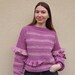 Crochet Sweater Pattern XS-XL Sizes, Crochet Unique Sweater, Crochet ...