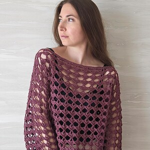 Crochet Modern Top, Crochet Lace Top, Crochet Blouse for Woman ...