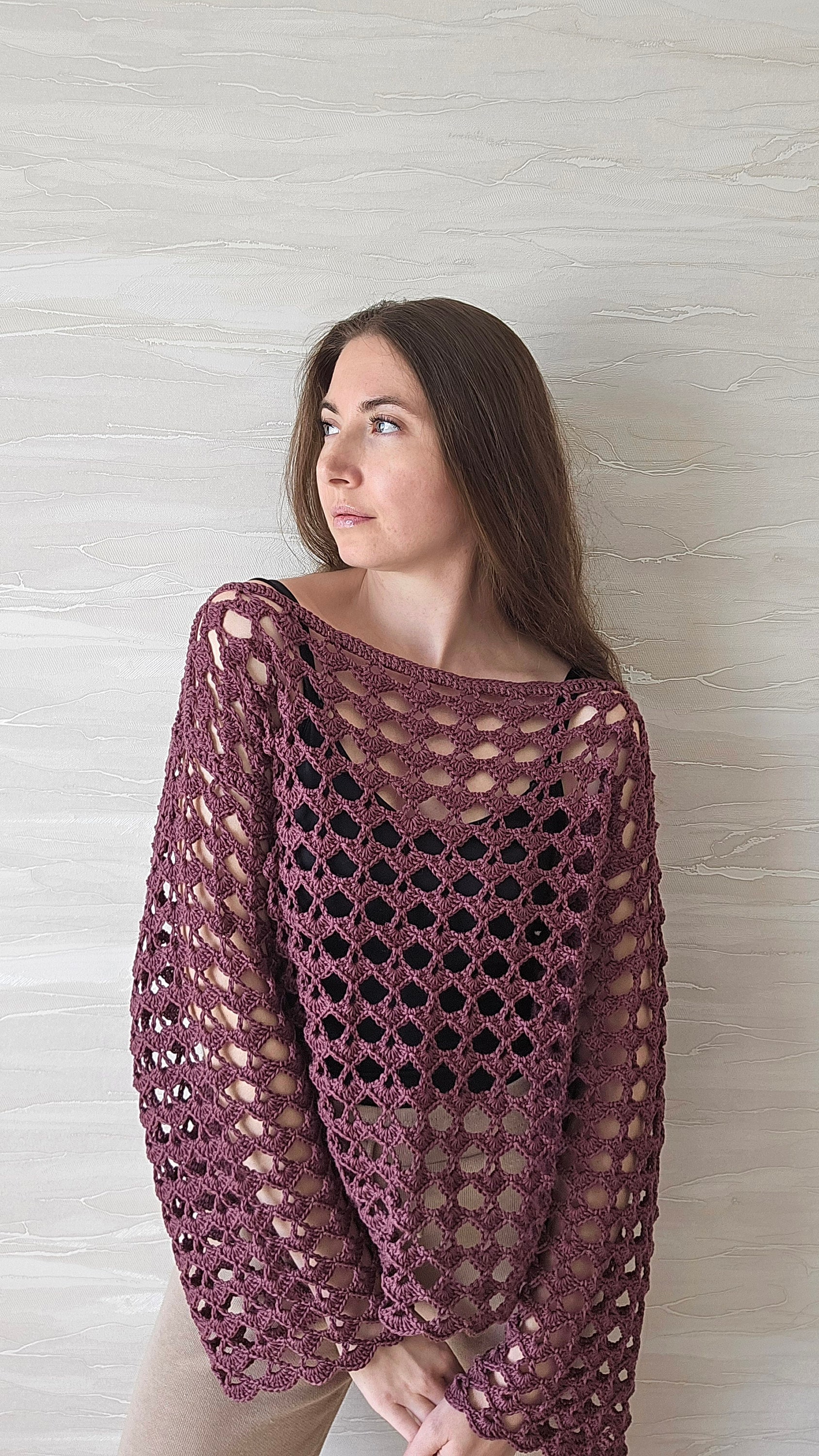 Crochet Modern Top, Crochet Lace Top, Crochet Blouse for Woman ...