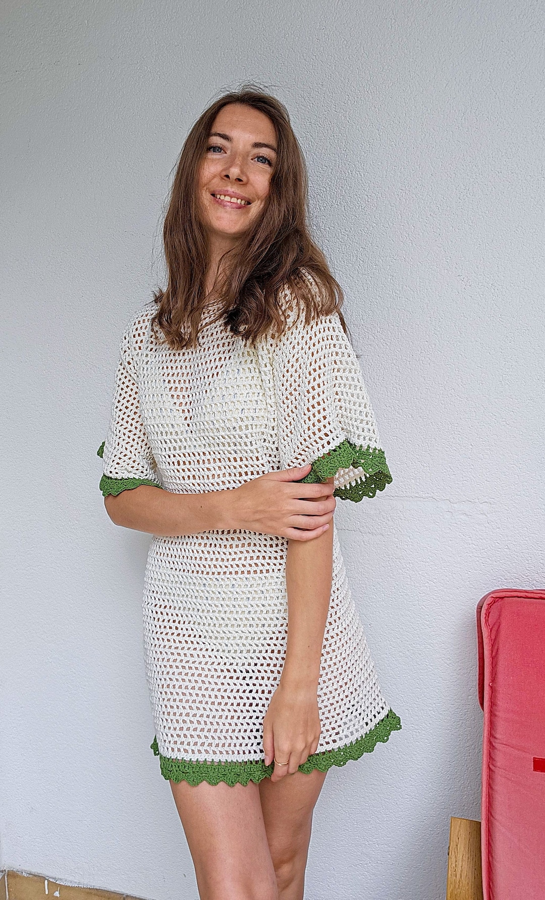 Crochet Dress, Crochet Dress Woman, Crochet Beach Dress, Crochet Summer ...