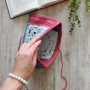 Crochet Book Cozy Case, Handmade Crochet Book Sleeve, Crochet Notebook ...