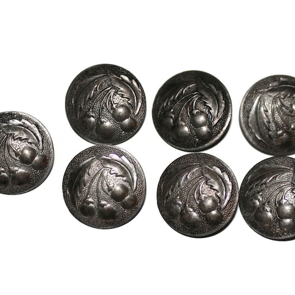 Silver Buttons - Etsy