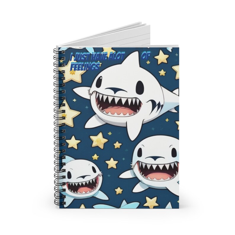 Cute Shark Notebook - Etsy