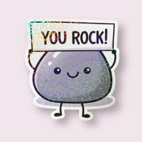 You Rock - 3" Art Sticker - Etsy
