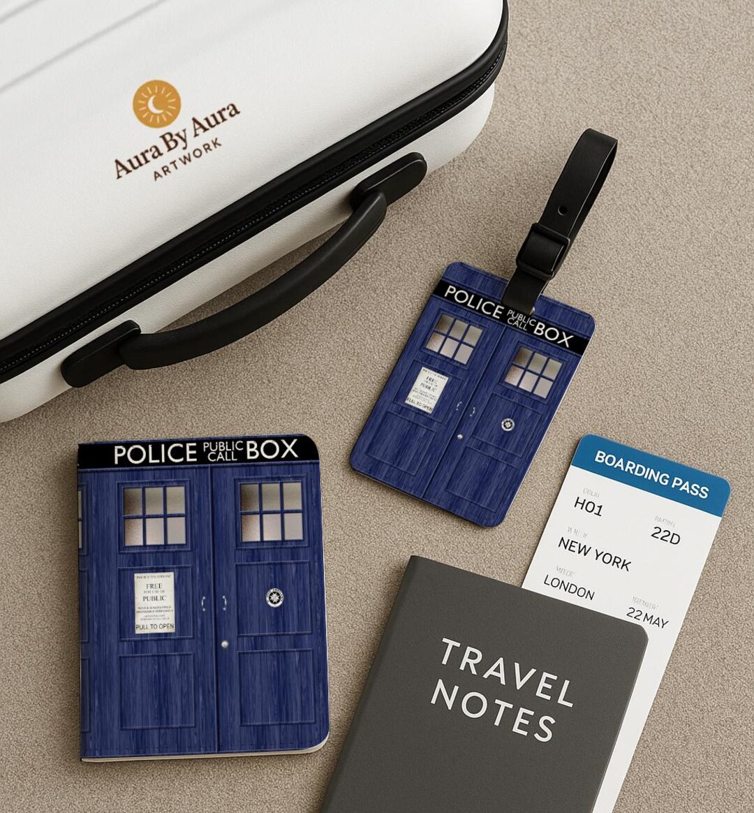 Doctor Who TARDIS Sci-fi Inspired Travel Gift Passport Case Cover and ...