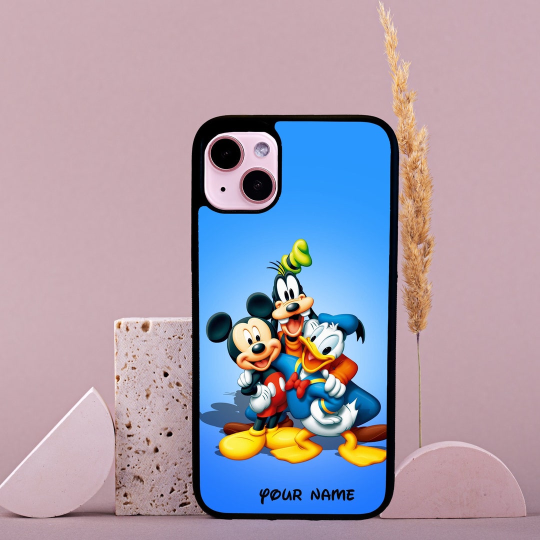 Personalized Donald and Mickey Design Stylish Rubber Phone Case ...