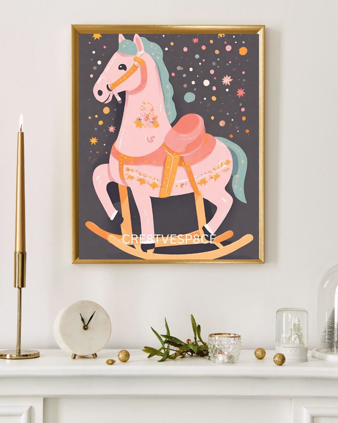 Christmas Rocking Horse Christmas Tree Gingerbread Man - Etsy