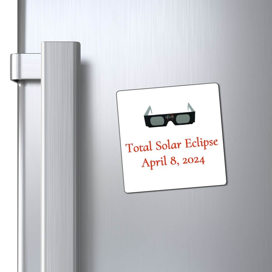 Solar Eclipse 2024 Magnets - Etsy