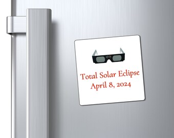 Solar Eclipse 2024 Magnets - Etsy