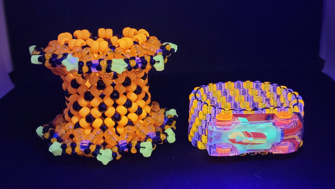 Rotating Kandi Cuff With Hot Wheel - Etsy