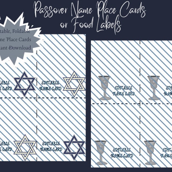Star Place Cards - Etsy