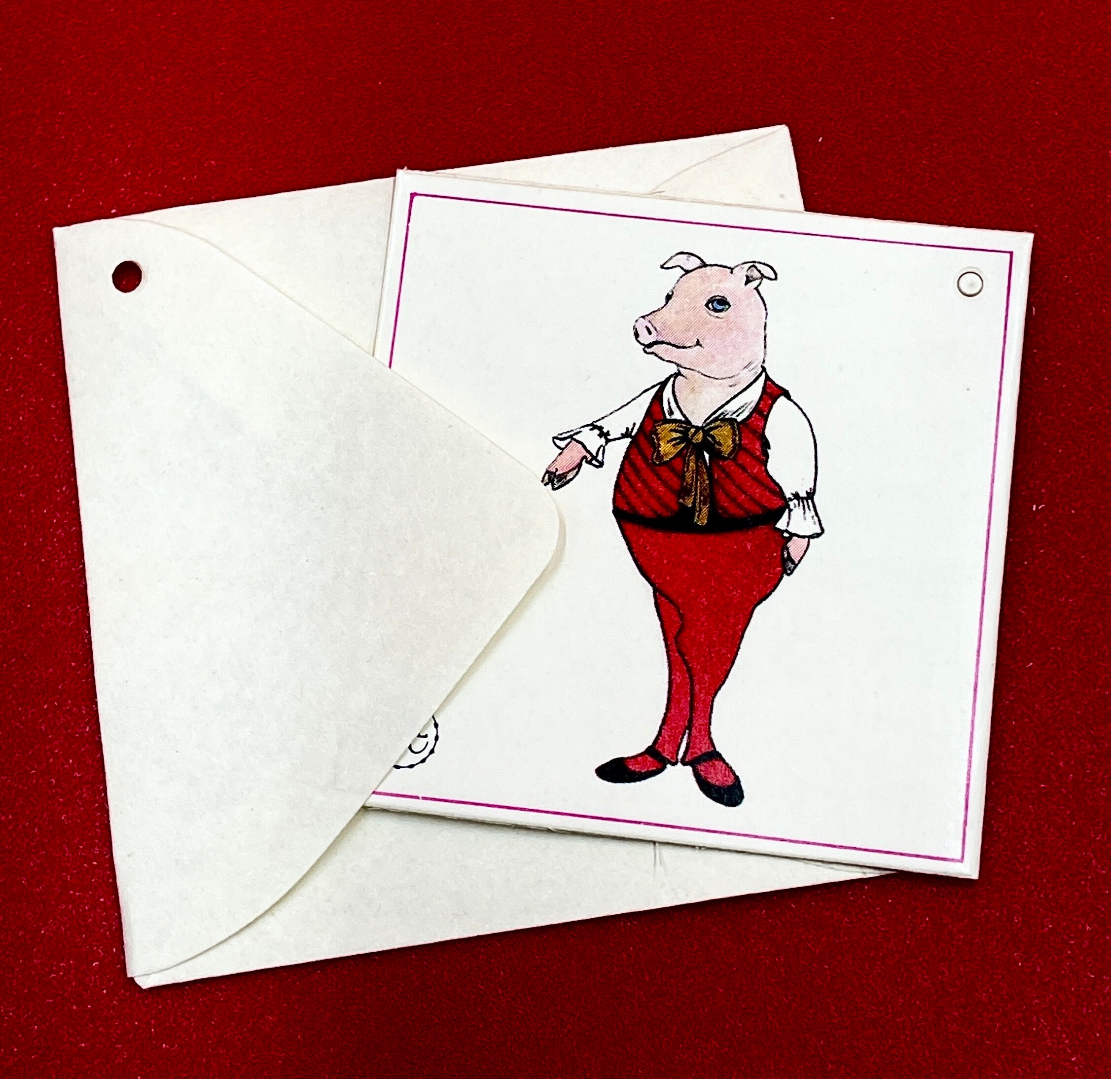 Vintage Shackman Rodney and Emma Christmas Note Cards - Set of 12 - Etsy