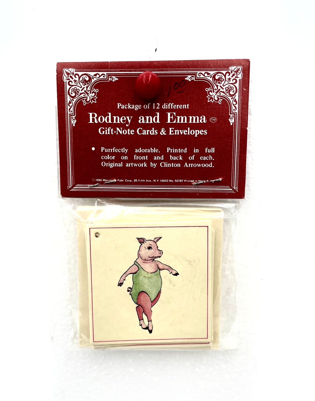 Vintage Shackman Rodney and Emma Christmas Note Cards - Set of 12 - Etsy