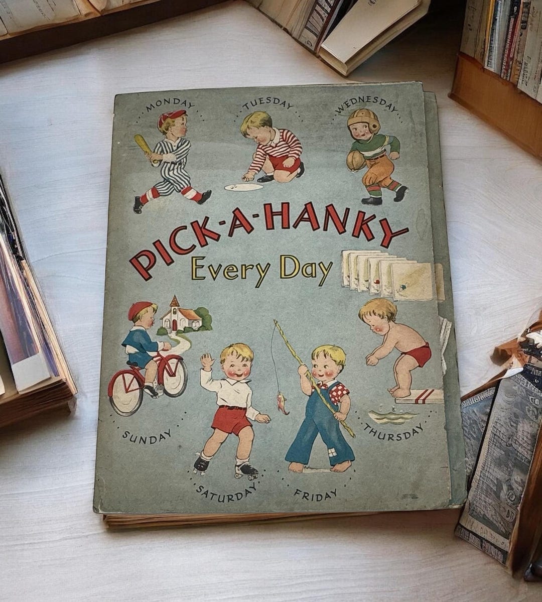 Vintage, Rare 1940’s “pick-a-hanky” Children’s Book From Margot Voight ...