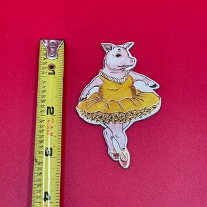 Vintage Shackman 1986 EMMA Pig Gold Stamped Die-cut Ornaments - Set of ...