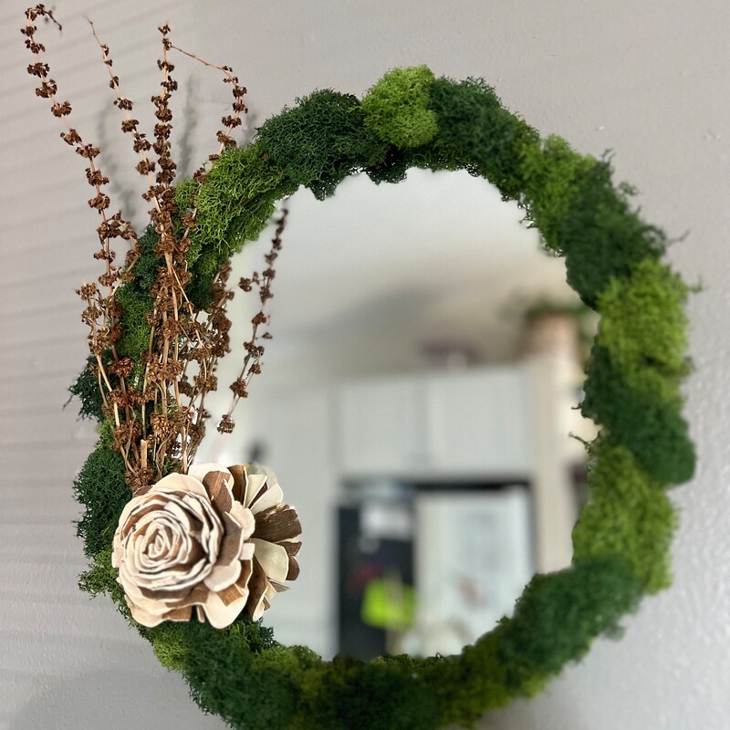 Moss Mirror - Etsy