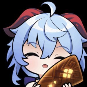 Genshin Impact Ganyu Sleeping Animated Emote - Etsy