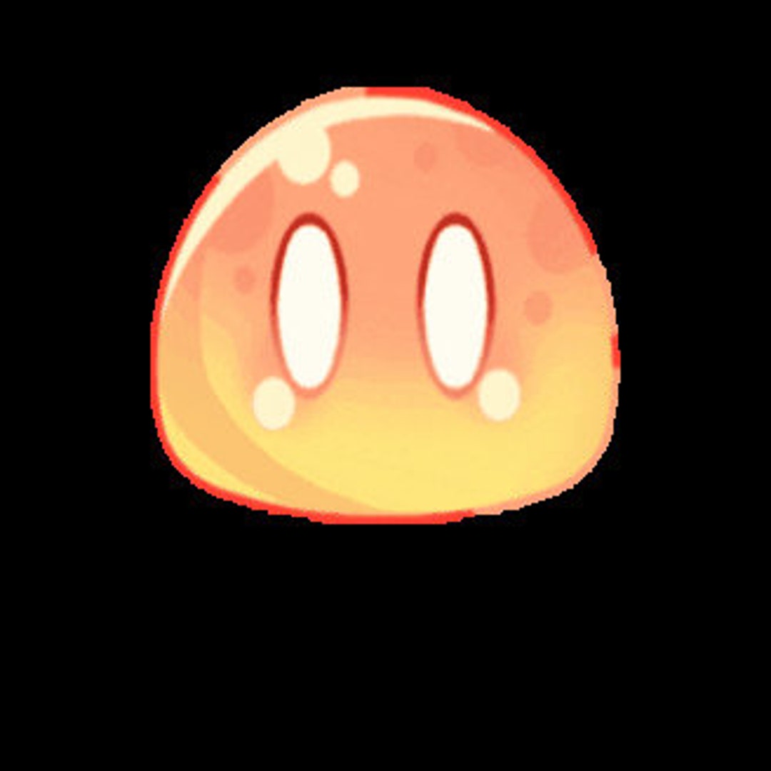 Genshin Impact Pyro Slime Bouncing Animated Emote - Etsy