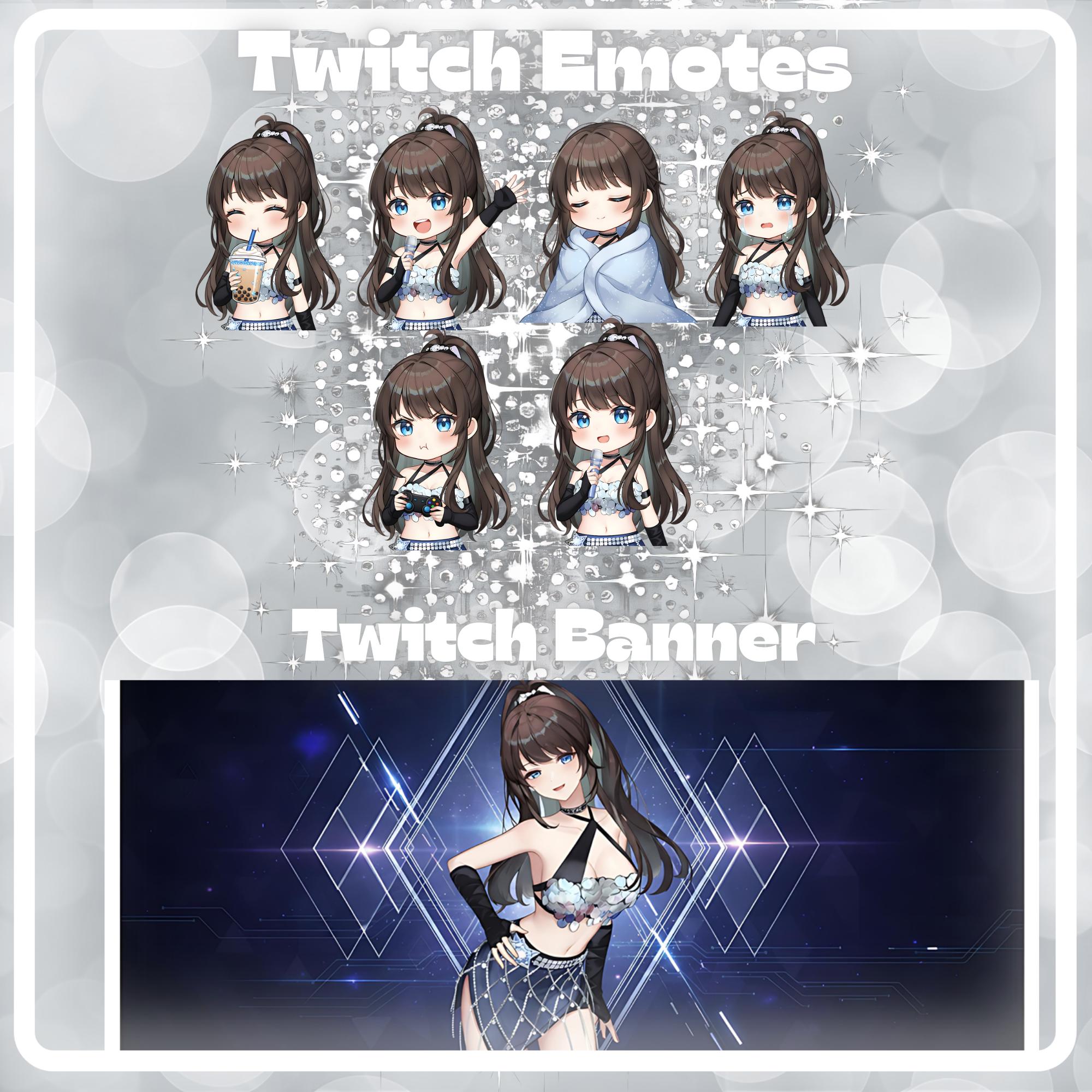 2D Live Premade Vtuber Model/fully Rigged-twitch Stream-streamer-pop ...
