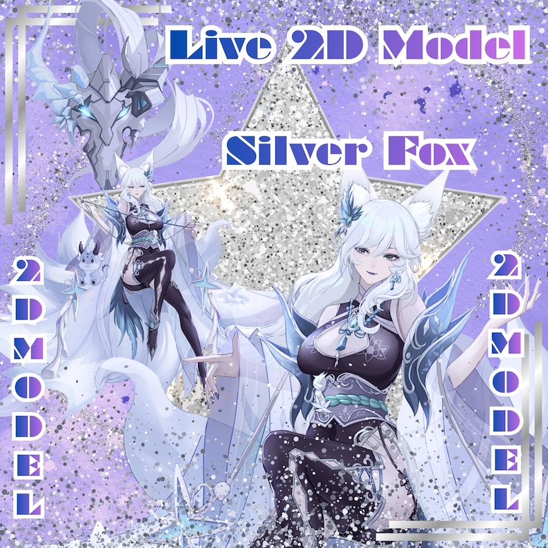 2D Live Premade Vtuber Model/fully Rigged-twitch Stream-streamer-hq-obs ...
