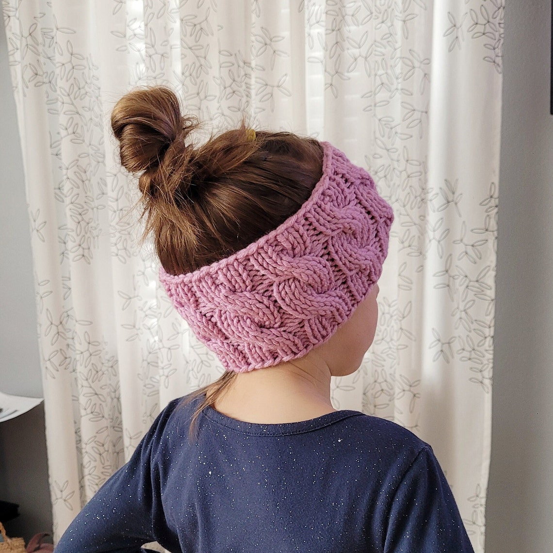KNITTING PATTERN: Azahar Headband/beginner Cable Knitting Headband ...