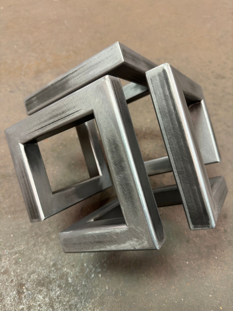 Bespoke Metal Sculpture Infinity Cube - Etsy