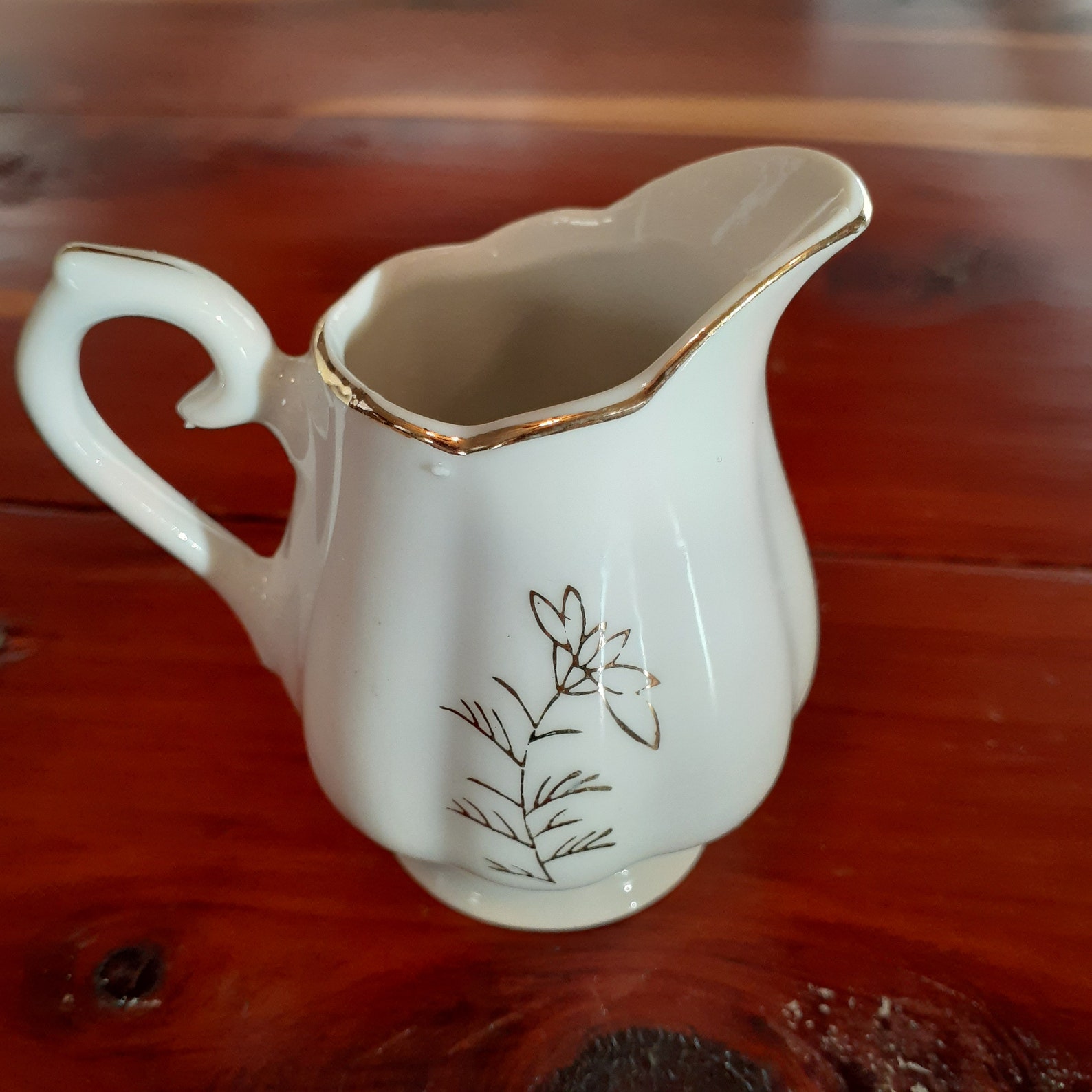 Vintage Small Pitcher With Gold Trim Made in Japan - Etsy