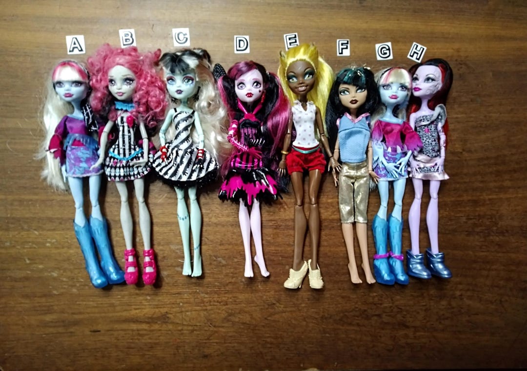 Vintage Monster High Dolls -OOAK MH Dolls (ooak-one of a Kind, Mh ...