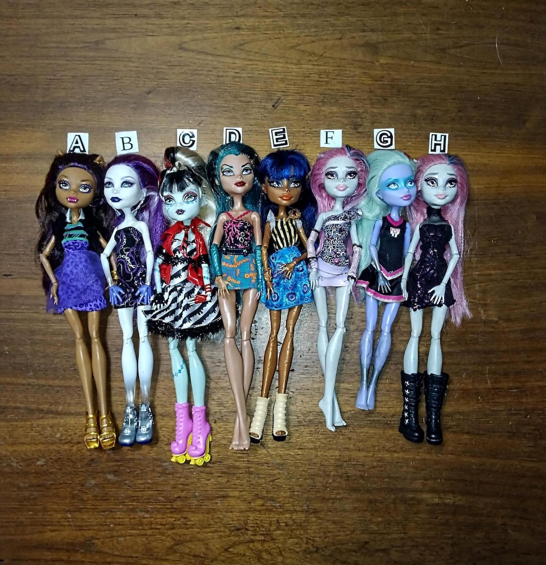 Vintage Monster High Dolls -OOAK MH Dolls (ooak-one of a Kind, Mh ...