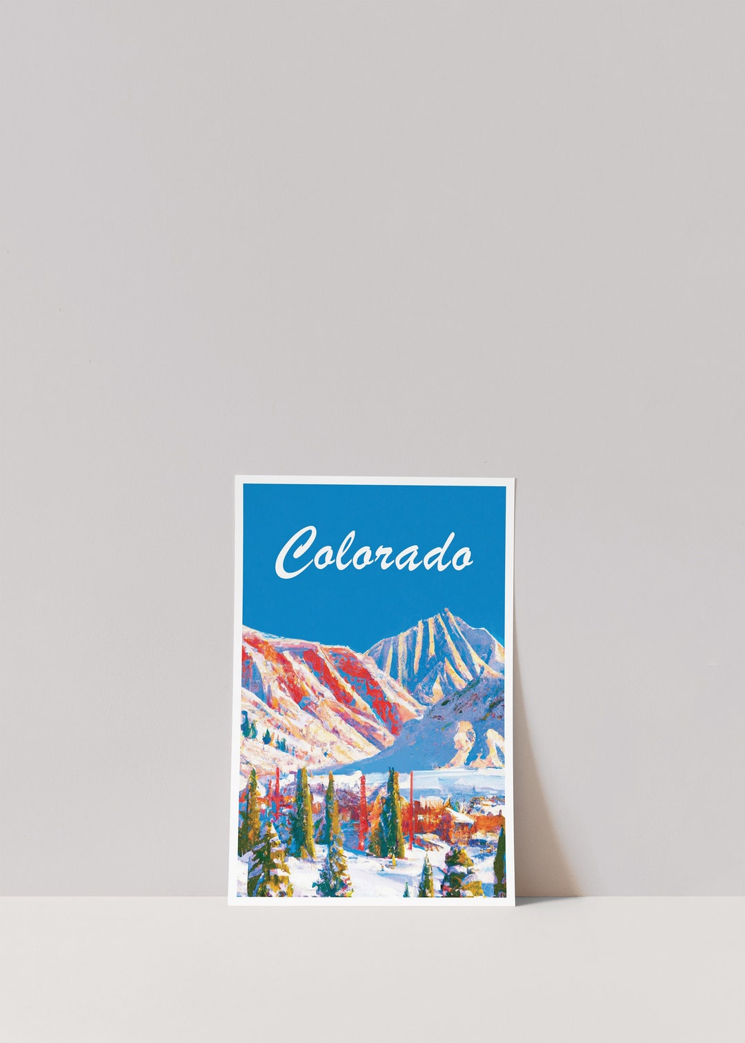 Colorado Vintage Poster I Vintage Travel Poster - Etsy