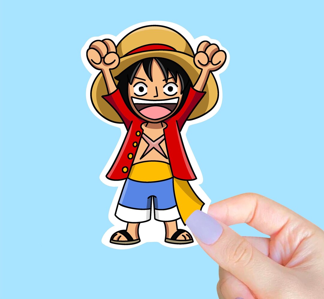 Monkey D Luffy Sticker Monkey D Luffy Stickers Anime One - Etsy