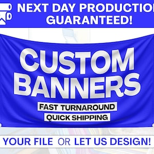 Full Color Custom Vinyl Banners, Custom Size Vinyl Banner, Custom Vinyl ...
