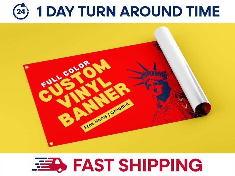 Full Color Custom Vinyl Banners, Custom Size Vinyl Banner, Custom Vinyl ...