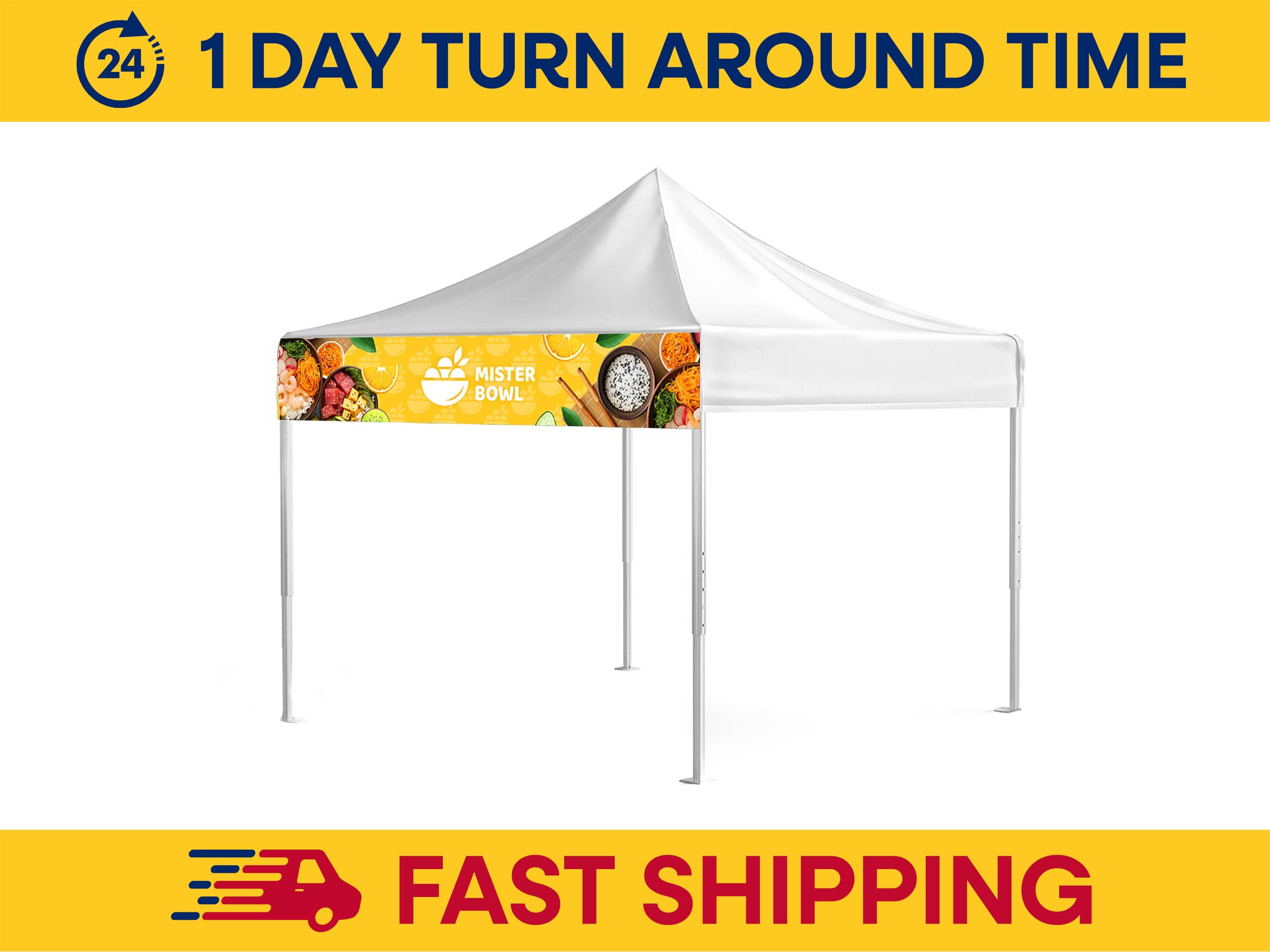 Canopy Vinyl Banner, Tent Banner, Trade Show, Functions, Festivals ...