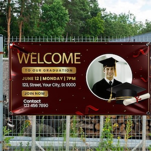 Graduation Banners, College Banners, Congratulations Banners, Custom ...