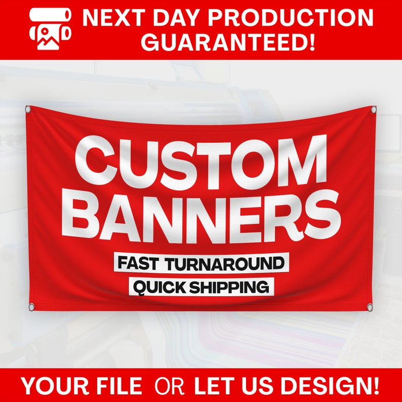 Full Color Custom Vinyl Banners, Custom Size Vinyl Banner, Custom Vinyl ...