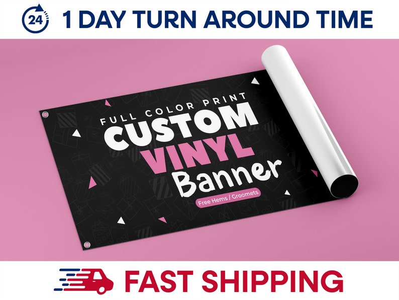 Full Color Custom Vinyl Banners, Custom Size Vinyl Banner, Custom Vinyl ...