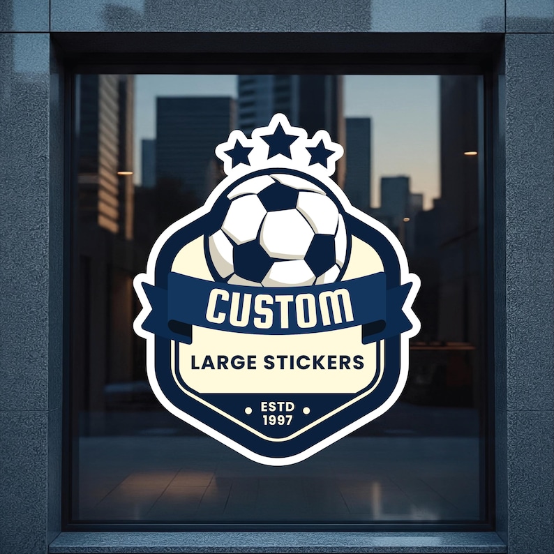 Large Custom Vinyl Sticker - Big Vinyl Sticker - Contour Cut Shape or ...