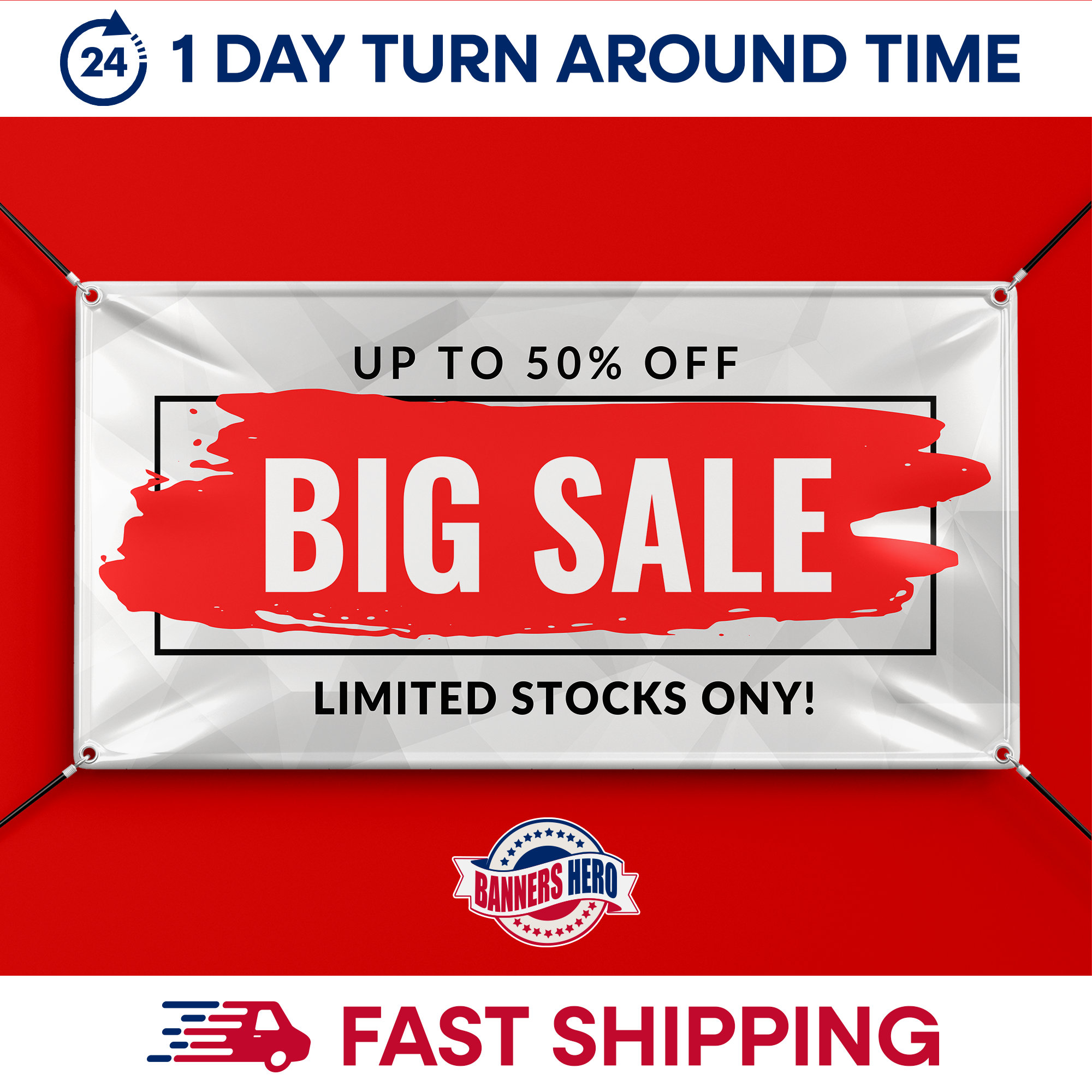 Full Color Custom Banner, Custom Size Vinyl Banner, Custom Vinyl Banner ...