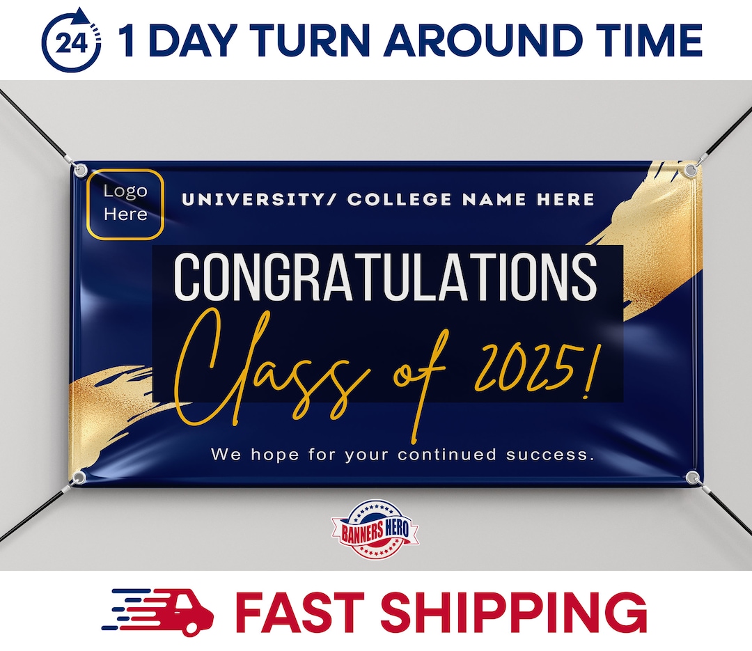 Graduation Banners College Banners Congratulations Banners - Etsy