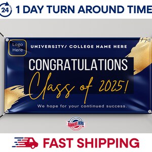 Graduation Banners College Banners Congratulations Banners - Etsy