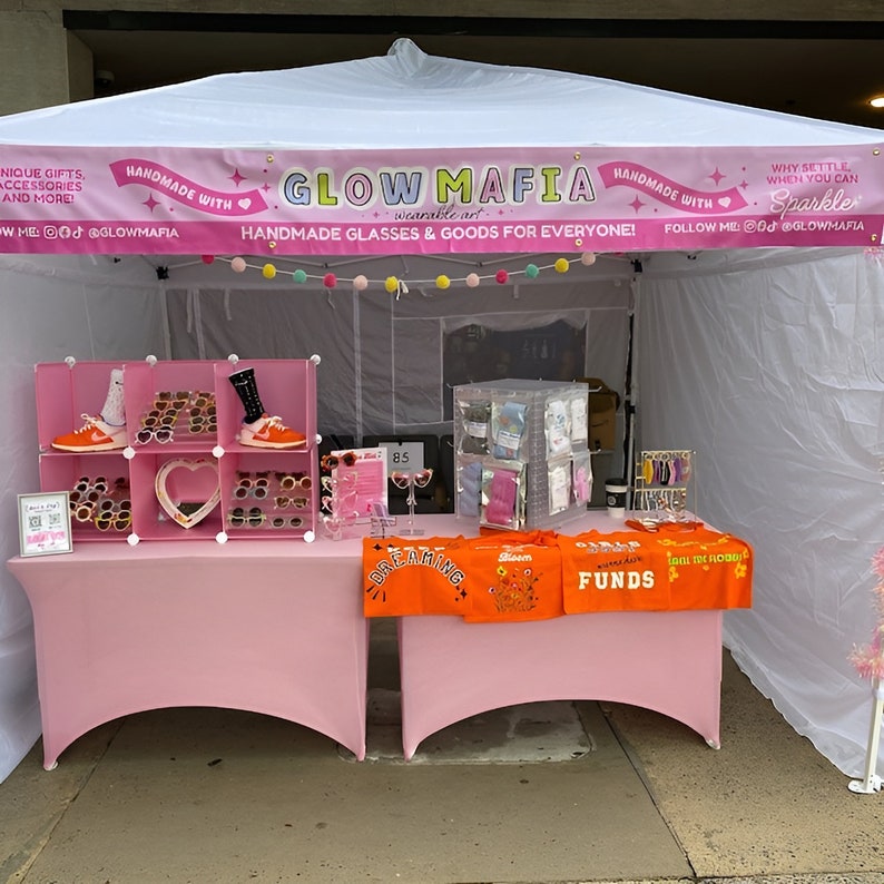 Personalized Canopy Vinyl Banner for Your Business - Tent Banner ...