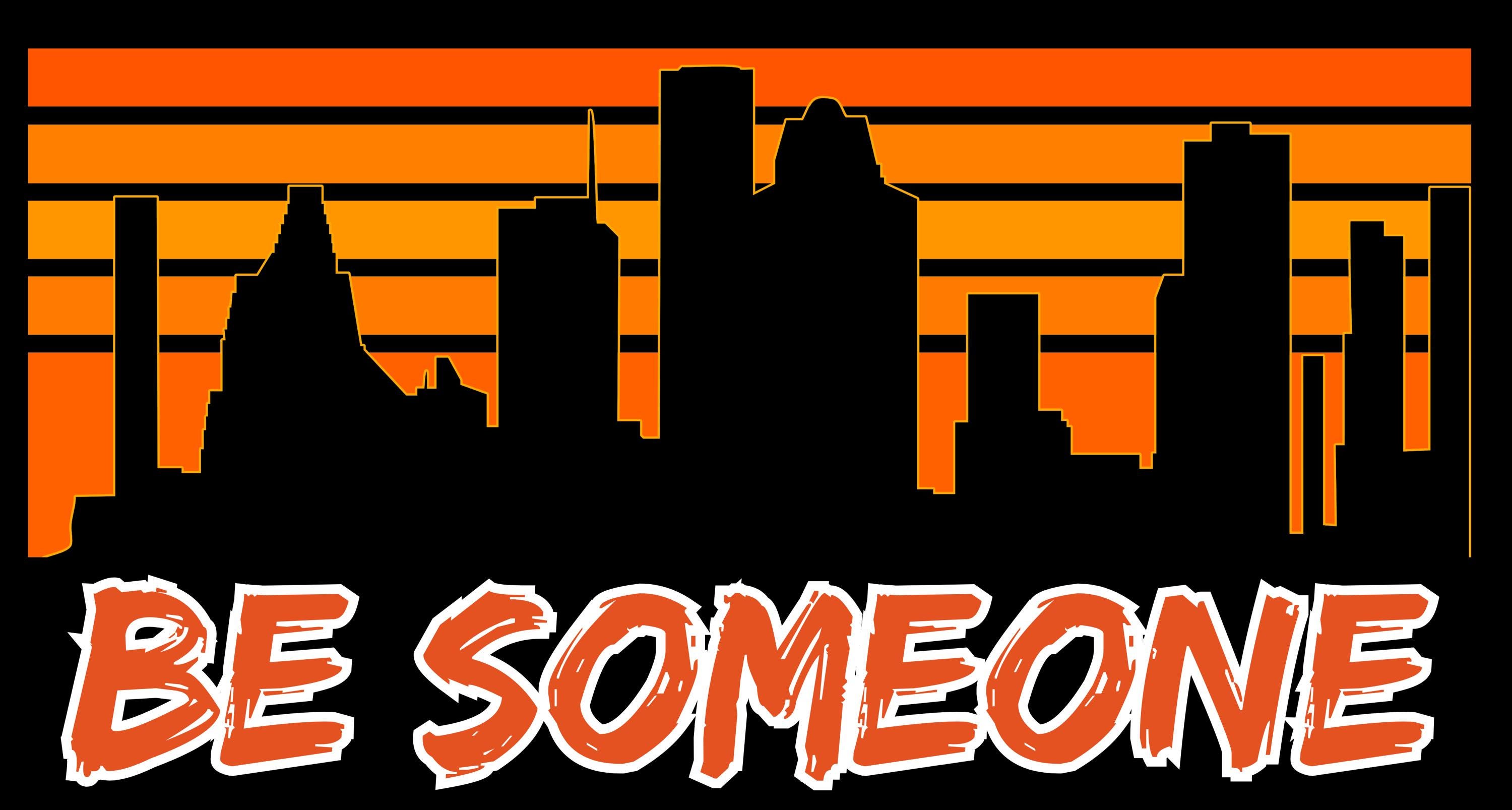 Houston Skyline PNG, Vibrant Stripes, Be Someone (digital Download) - Etsy