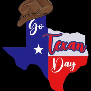 Go Texan Day, Houston Rodeo, Cowboy, PNG File for Download - Etsy
